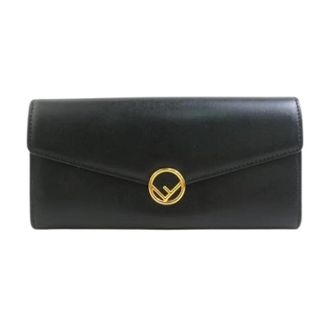 Fendi Portefeuille long (bi-pli) Pre-owned - Femme - Pre-owned - Noir - Taille: ONE Size