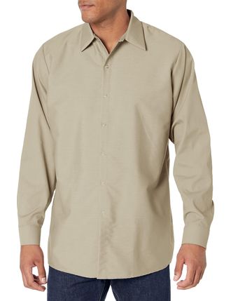 Red Kap Herren Rk Specialized Arbeitshemd Ohne Taschen Hemd, Helles Hellbraun, Mittel