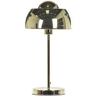 Beliani Beliani - Lampe de Table à Poser Design en Métal Doré Ronde E27 Max 40W Éclairage Tendance pour Salon ou Chambre Ultra Moderne et Urbaine