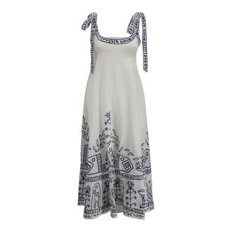 Alemais Femme, Robes, Blanc, Taille: 36 FR Leela Midi Dress