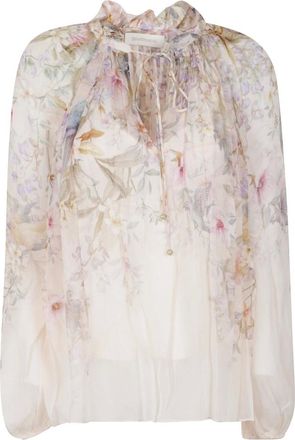 Zimmermann Rebellion Billow Blouse - Femme - Blouses et Chemises - Multicolore - Taille: 42 FR