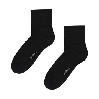 Wolford Chaussettes de sport en coton m&eacute;lang&eacute; &eacute;ponge - Femme - Sous-v&ecirc;tements - Noir - Taille: S