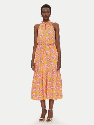 French Connection Sommerkleid 71YQV Orange Regular Fit