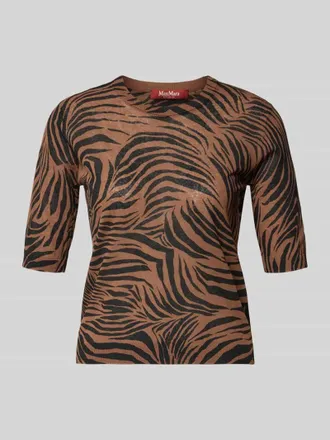 Max Mara Regular Fit Strick-Shirt aus Baumwoll-Mix Modell AGO