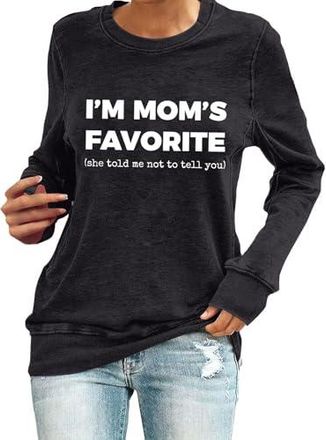 Generic Chandails en molleton pour femme - Imprim&eacute; graphique britannique - Haut surdimensionn&eacute; - Col rond - Manches longues - Automne - Hiver - D&eacute;contract&eacute; - 