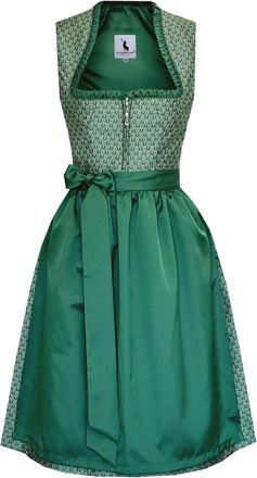 Alpenm&auml;rchen Midi Dirndl Frederike aus Exklusiver Kollektion inkl. Sch&uuml;rze Gr.34 - ALM1043