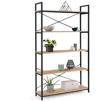 IDMarket Idmarket - Etagère xl 5 niveaux detroit design industriel 170 cm