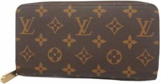 Louis Vuitton unisex, Pre-owned, Brun, Taille: ONE Size Portefeuille en tissu Pre-owned