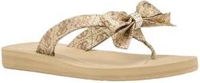 Guess Tongs Tuta pour femme, Or 710, 37.5 EU