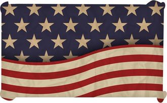 Hemoton Amerikanische Flagge Tischdecken, Tischdecke Abwaschbar, Tischtuch aus Polyester,American National Flag für Den Vierten Juli Party Esstisch Dekoration