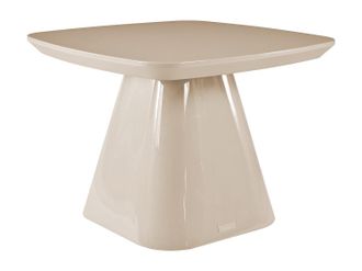 Vente-Unique Beistelltisch aus MDF - Lackiertes Taupe - NATAZA