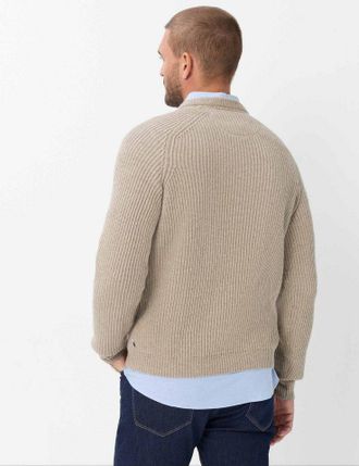 Brax Rundhalspullover Style ROCCO Cashlana: Strickpullover im Wolle-Kaschmir-Mix