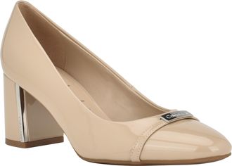 Calvin Klein Damen Unesta Pumps, Taupe 240, 38.5 EU