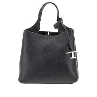 Tod's Grained leather mini shopping bag Woman One Size