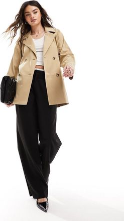 Vila Trench-coat court - Camel-Neutral