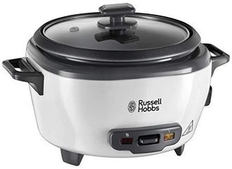 Russell Hobbs [UK-Version] 27030 Medium Reiskocher, metall, weiß