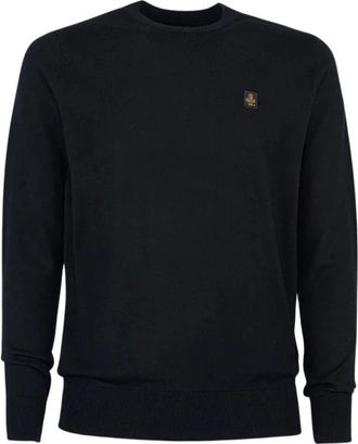 RefrigiWear Homme, Pulls, Noir, Taille: M Pull ras du cou en laine