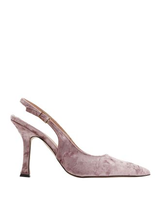 8 by YOOX VELVET SLINGBACK
