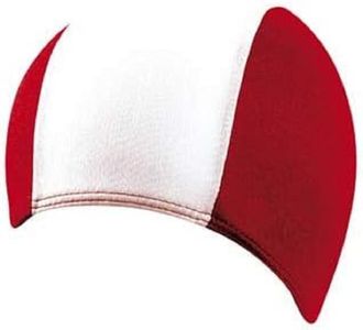 Beco Beco Beermann GmbH & Co. KG Herren Schwimmhauben, Lange Form Kappe, rot/Wei&szlig;, One Size