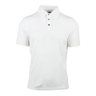 Alpha Studio Homme, Tops, Blanc, Taille: XL Polo en stretch