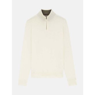 BOSS Pull camionneur blanc en laine