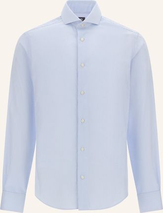Boggi Milano Boggi Milano Slim Fit Striped Cotton Shirt blau