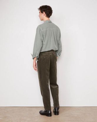 Officine G&eacute;n&eacute;rale Olive Trousers - Olive