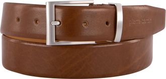 Pierre Cardin Herren Gürtel braun Glattleder