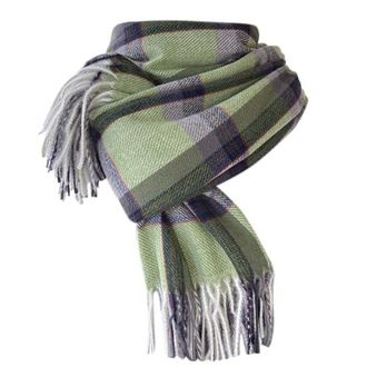 Generic Ch&acirc;le r&eacute;tro cor&eacute;en pour femme - Automne Hiver 2024 - Imitation chaude - Suger, Vert, Taille unique