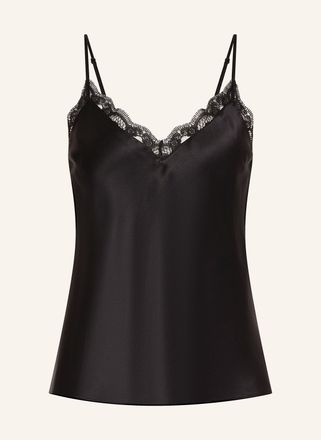 Simone P&eacute;r&egrave;le Simone P&eacute;r&egrave;le Schlaftop Love Me Aus Seide schwarz