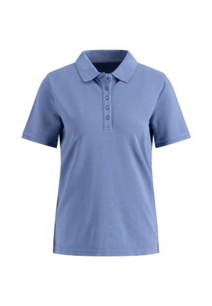 Fynch-Hatton Poloshirt aus Baumwoll-Stretch mit Knopfleiste und klassischem Kragen Marble Blue/L