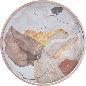 Charme 1921 Art Pink Wall Clock cm &oslash; 60x6