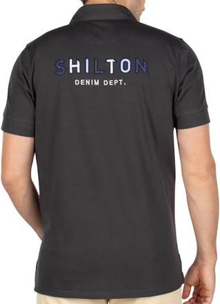 Shilton Polo Denim dept Homme S/Anthracite