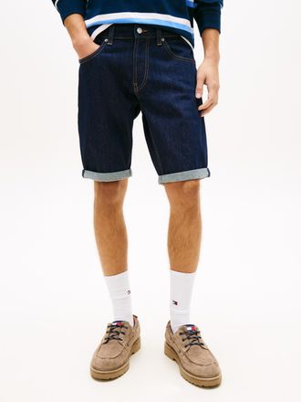 Tommy Jeans Shorts TOMMY JEANS RONNIE, Herren, Gr. 38, N-Gr, denim schwarz, Denim/Jeans, Obermaterial: 99% Baumwolle, 1% Elasthan, unifarben, regular fit kurz, Ho
