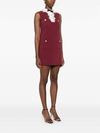 Self Portrait Burgu Dress - Red