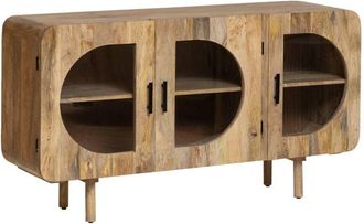 Made In Meubles Made In Meubles - Buffet 3 portes en bois de manguier Nova