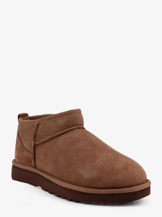 UGG Womens Ankle Boots Classic Ultra Mini Suede Brown