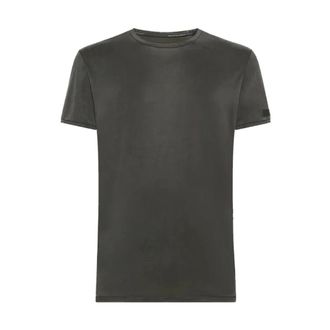 Roberto Ricci Design Rrd, Homme, Tops, Vert, Taille: S T-shirt en Cupro pour les Soir&eacute;es d&Eacute;t&eacute;