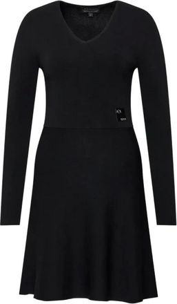 A|X Armani Exchange Femme, Robes, Noir, Taille: 38 FR Maglia
