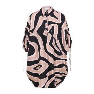 Pucci Seidenminikleid - - Blouses & Shirts - Damen - Mehrfarbig - M