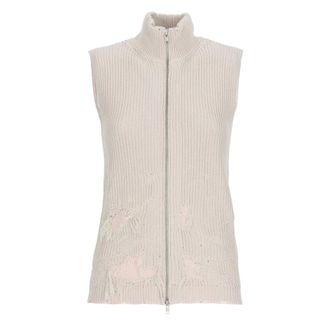Maison Margiela Femme, Vestes, Rose, Taille: 40 FR Amended Optical Ribs Vest