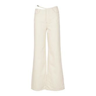 Les Coyotes De Paris Wide Hosen - - Trousers - Damen - Beige - W26