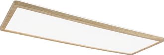 Paulmann 71036 LED Panel Atria Shine Deckenleuchte mit Backlight eckig IP44 22W 2300lm 580x200mm Holzoptik Kunststoff 4000K Badleuchte