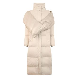 Herno Langer Steppmantel - - Coats - Damen - Wei&szlig; - 2XL