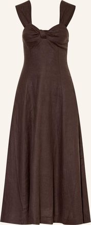 Faithfull The Brand Faithfull The Brand Leinenkleid Pallida braun