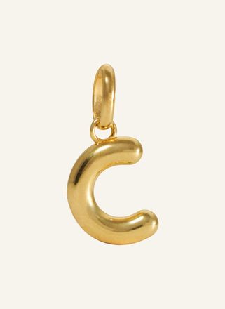 Pompidou Anh&auml;nger Puffy Letter C By Glambou gold