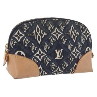 Louis Vuitton Pochette cosm&eacute;tique Pre-owned - Femme - Pre-owned - Bleu - Taille: ONE Size