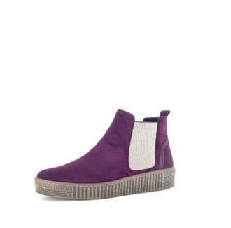 Gabor Damen Klassische Stiefeletten, Frauen Stiefeletten,uebergangsschuhe,uebergangsstiefel,flach,Boots,Stiefel,Dark-Orchid (fumo),38.5 EU / 5.5 UK