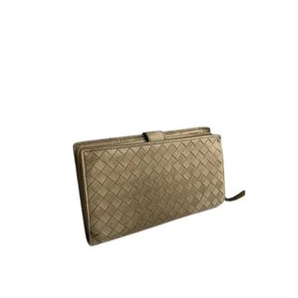 Bottega Veneta Portefeuille en cuir Pre-owned - Femme - Pre-owned - Beige - Taille: ONE Size
