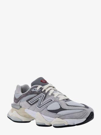 New Balance Mens 9060 Sneakers Mesh And Suede Grey Suede-Gomma Trainers Suede/gomma